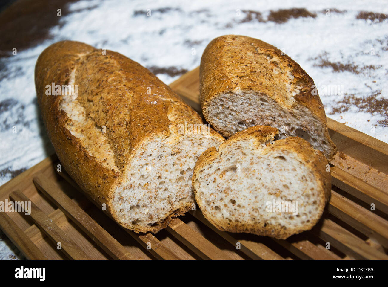 different types of freshly baked artisan bread Stock Photo - Alamy