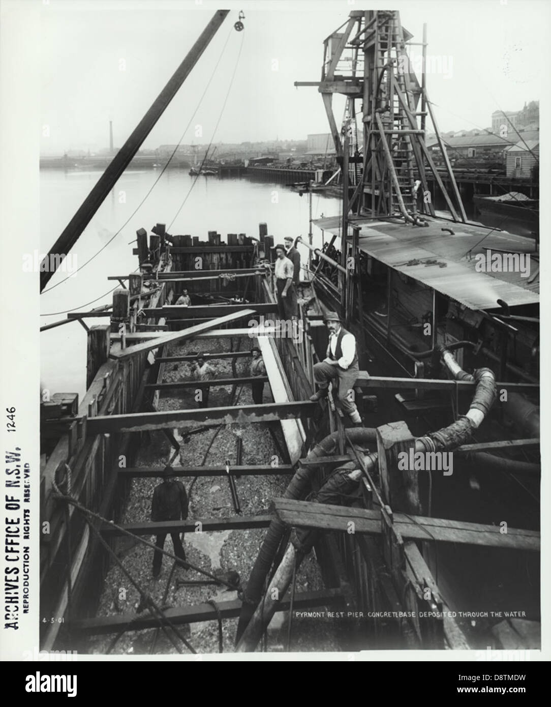 Pyrmont Bridge, Sydney 1901 Stock Photo - Alamy