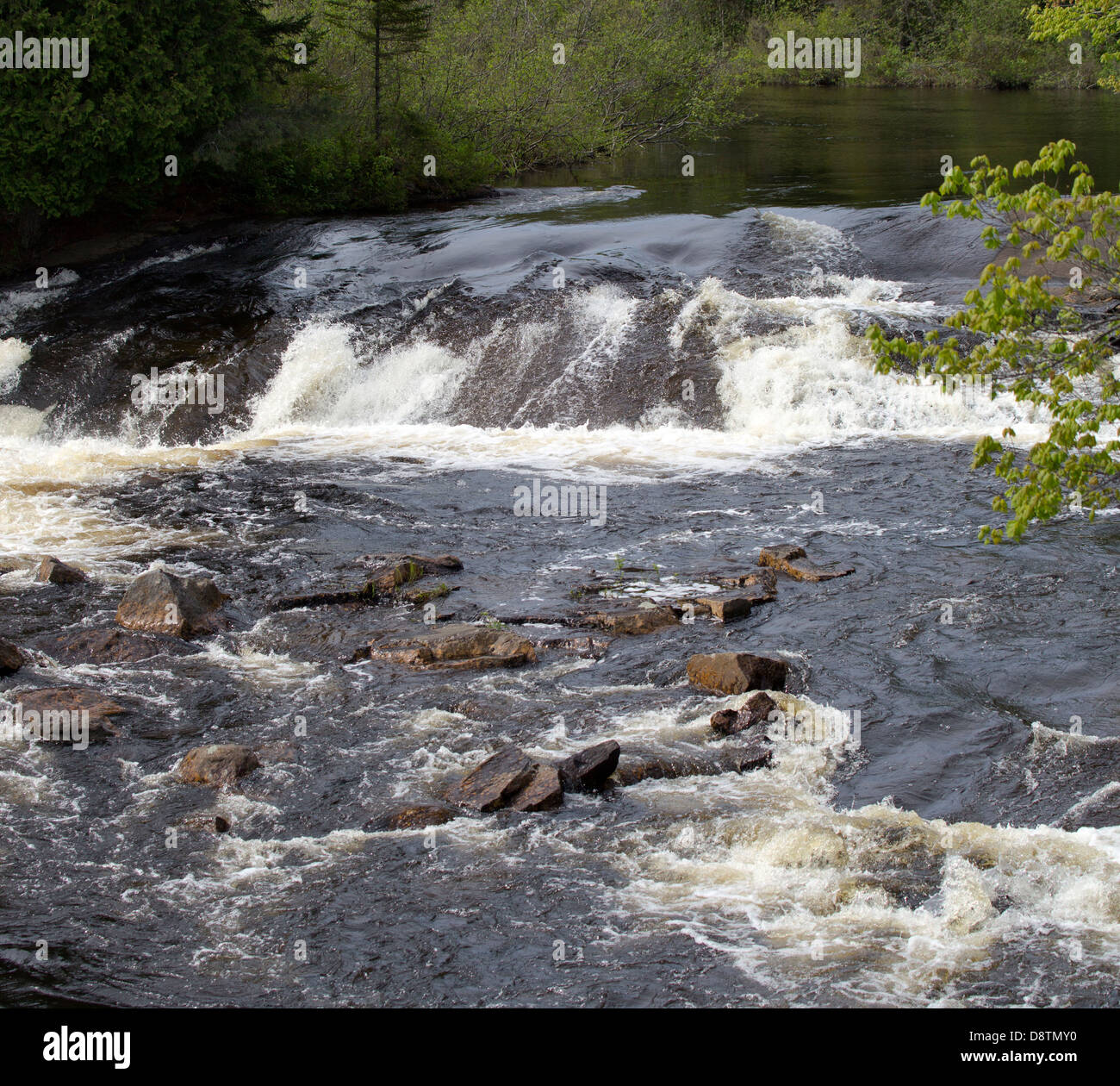 River waterfalls and rapids Stock Photo - Alamy