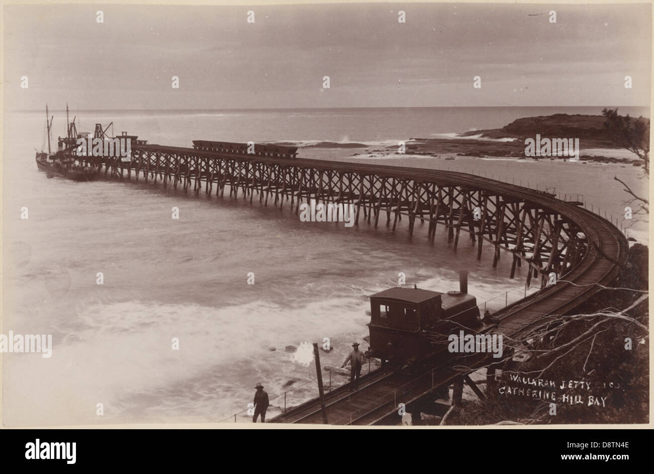 Wallarah Jetty in Catherine Hill Bay, Australia, historically served as ...