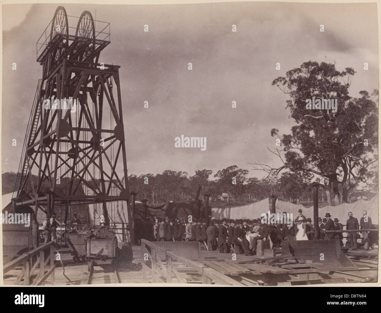 West Wallsend Colliery, 1888 Stock Photo - Alamy