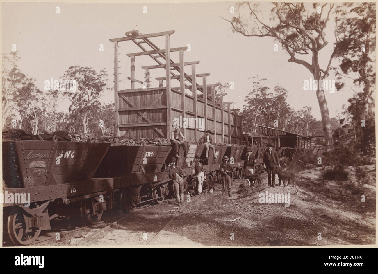 Cardiff Gully Colliery Stock Photo - Alamy