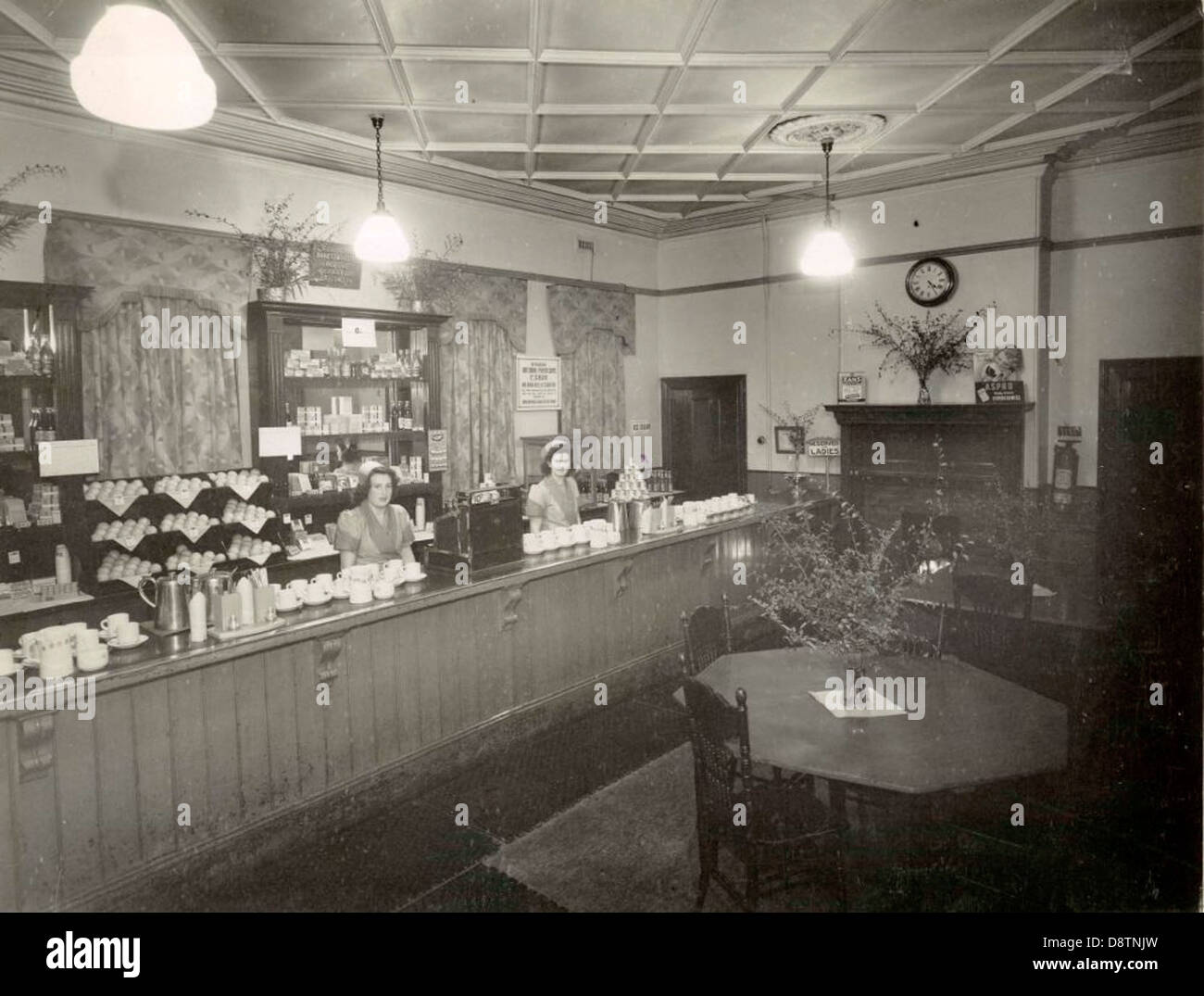 Orange Railway Refreshment Room, 1947 Stock Photo - Alamy