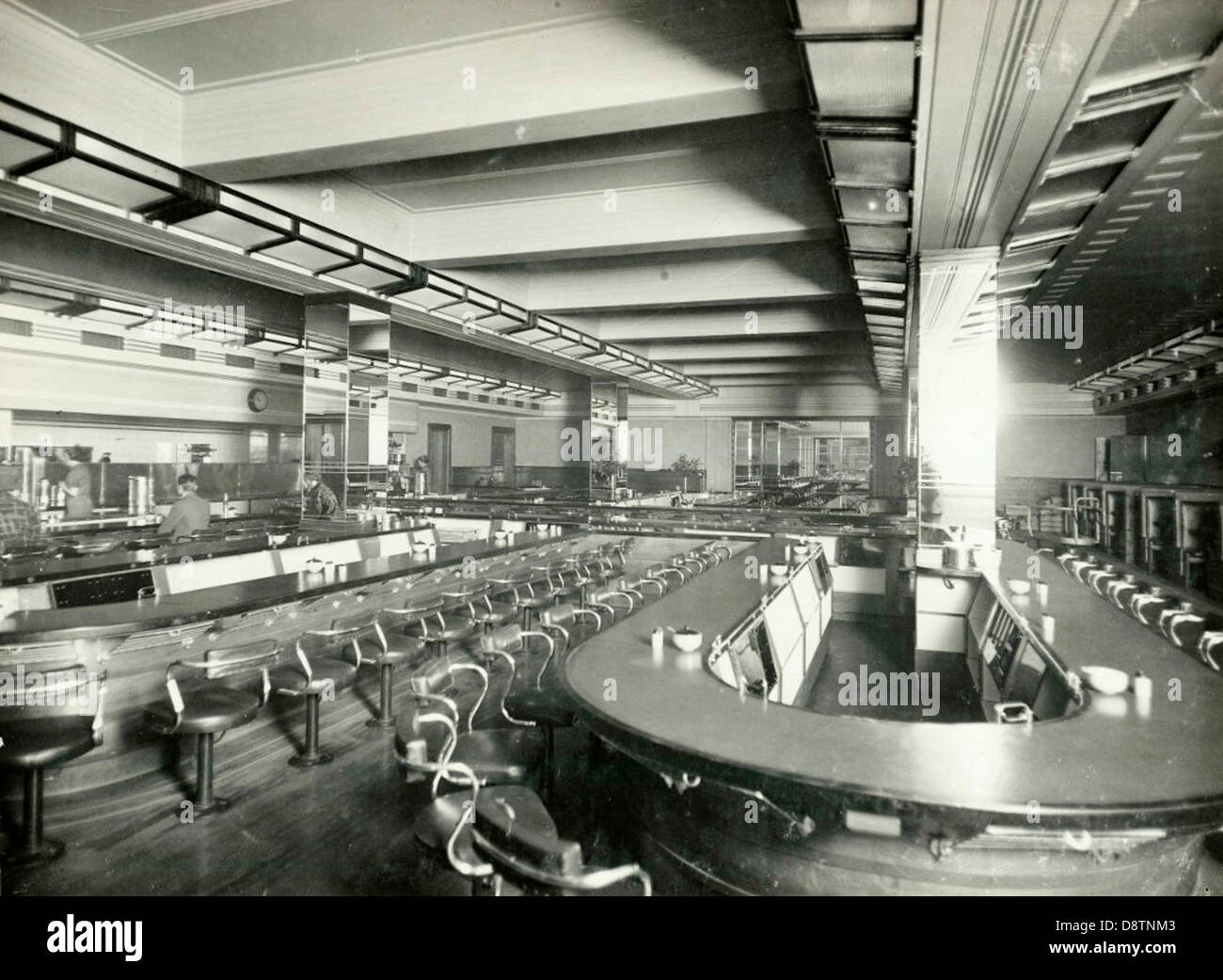 This historical black-and-white photograph captures the Wynyard Railway ...