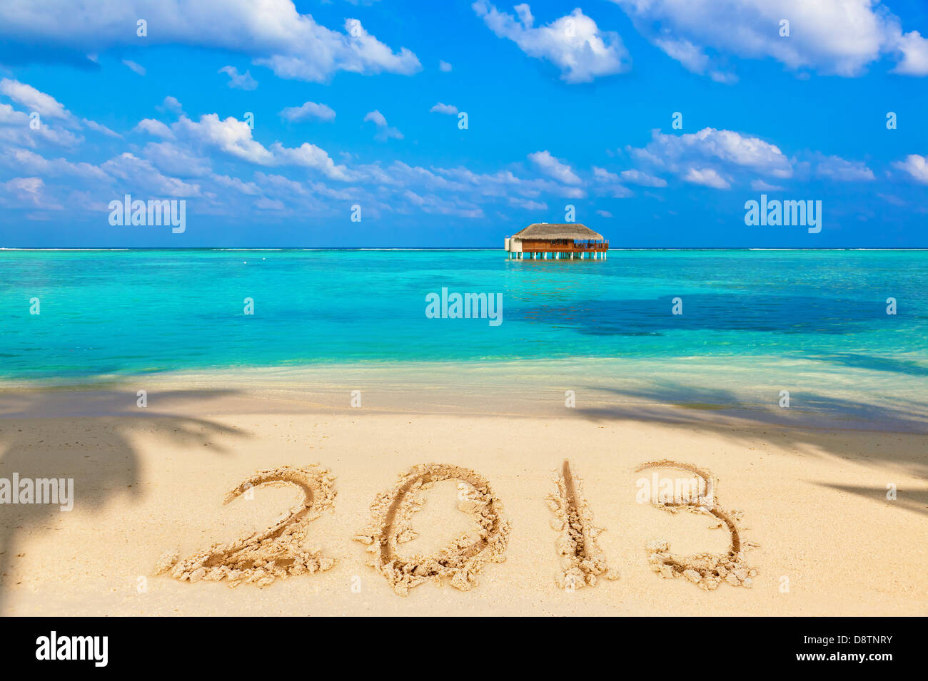 Numbers 2013 on beach Stock Photo - Alamy