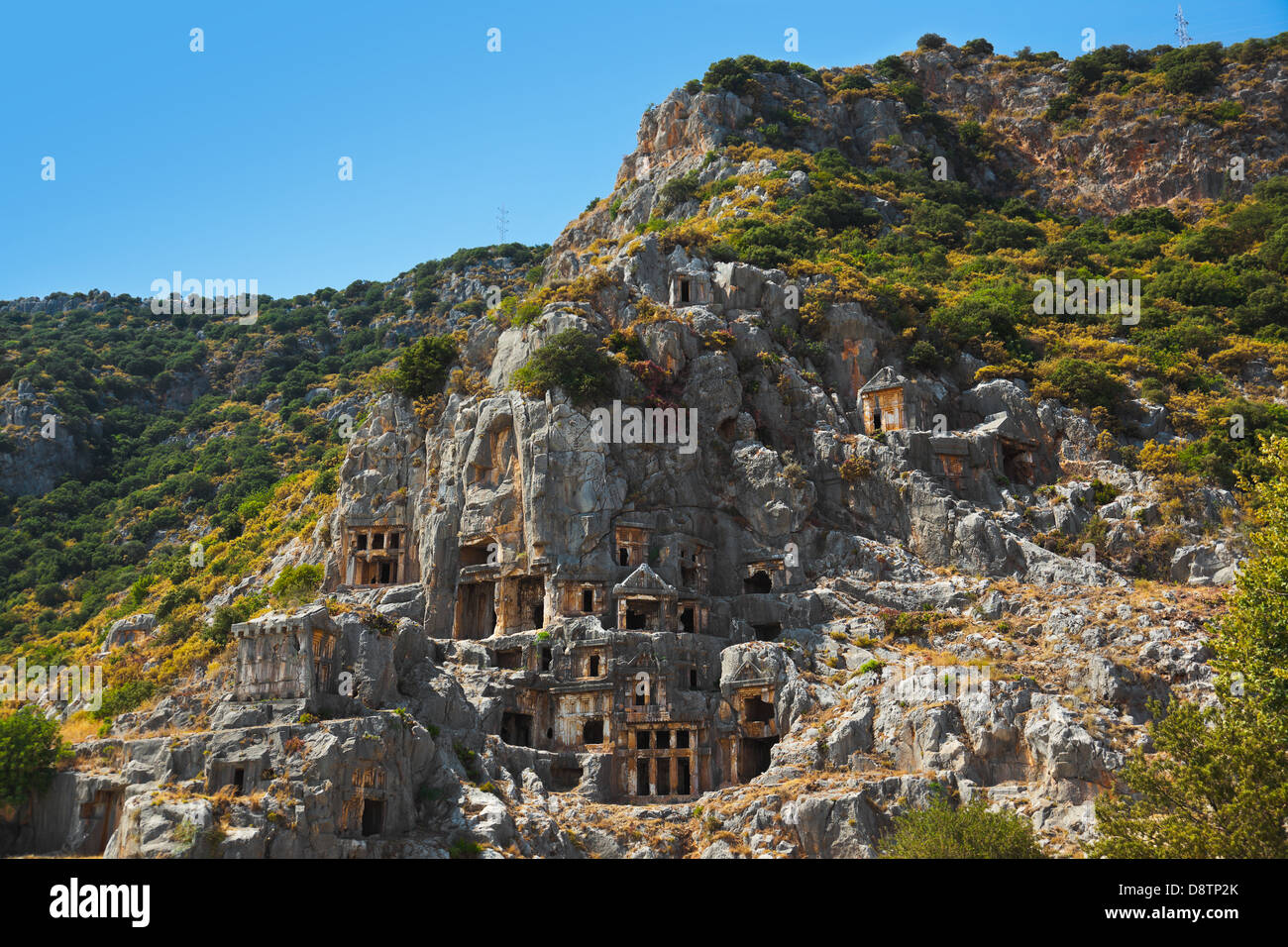 Ancient town in Myra, Turkey Stock Photo - Alamy