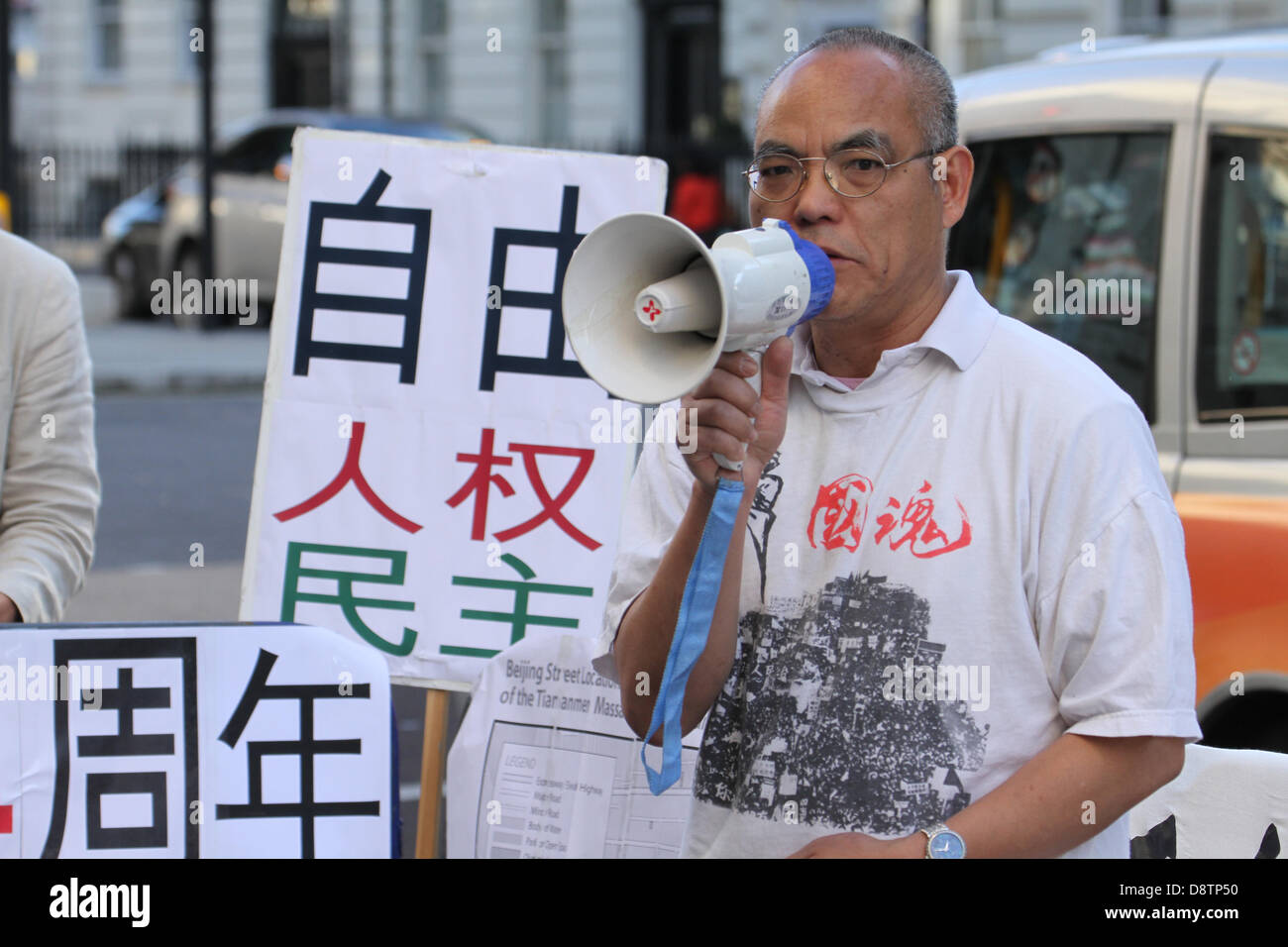 London 4 June 2013. Stephen Lui the spokesperson for the Chinese ...