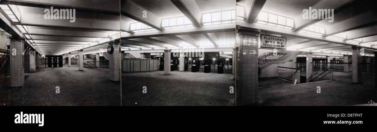 Wynyard Station - General View of Concourse Stock Photo - Alamy