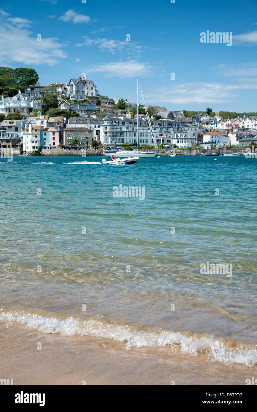 The resort town of Salcombe on the Kingsbridge estuary in the South ...