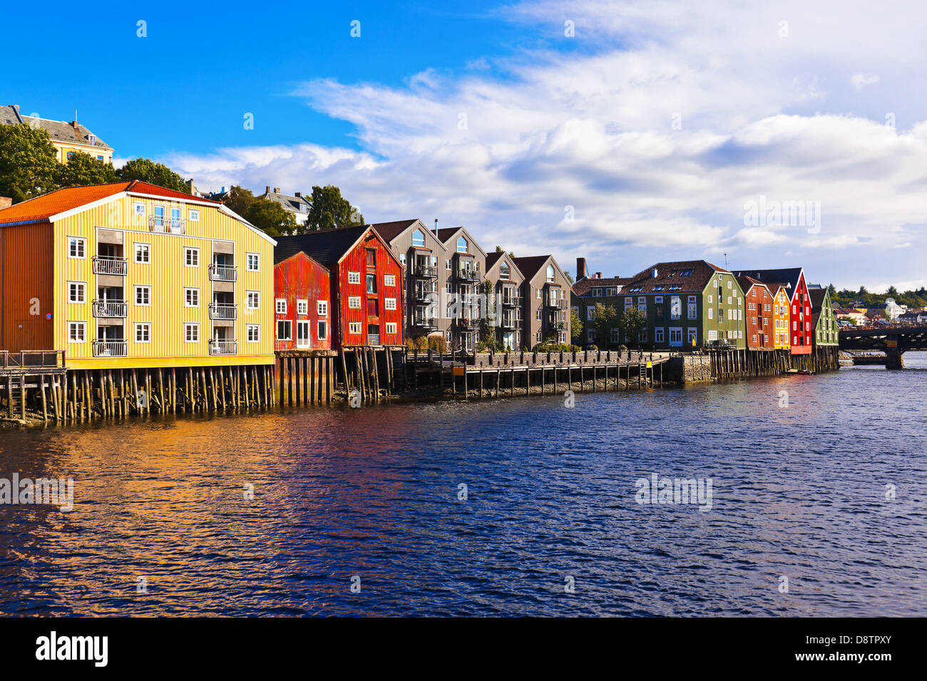 Cityscape of Trondheim, Norway Stock Photo - Alamy