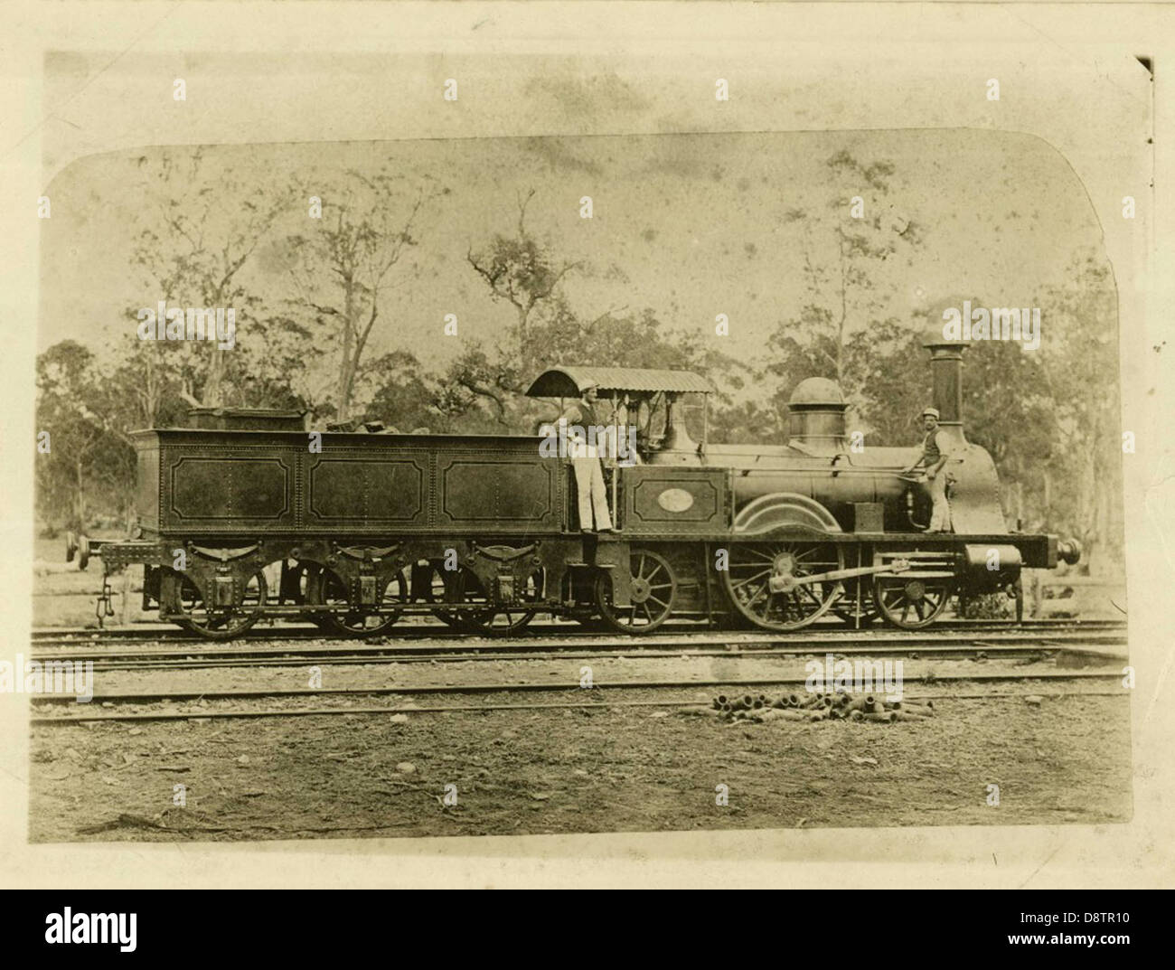 The Class 6 locomotive, photographed by State Records NSW, represents ...