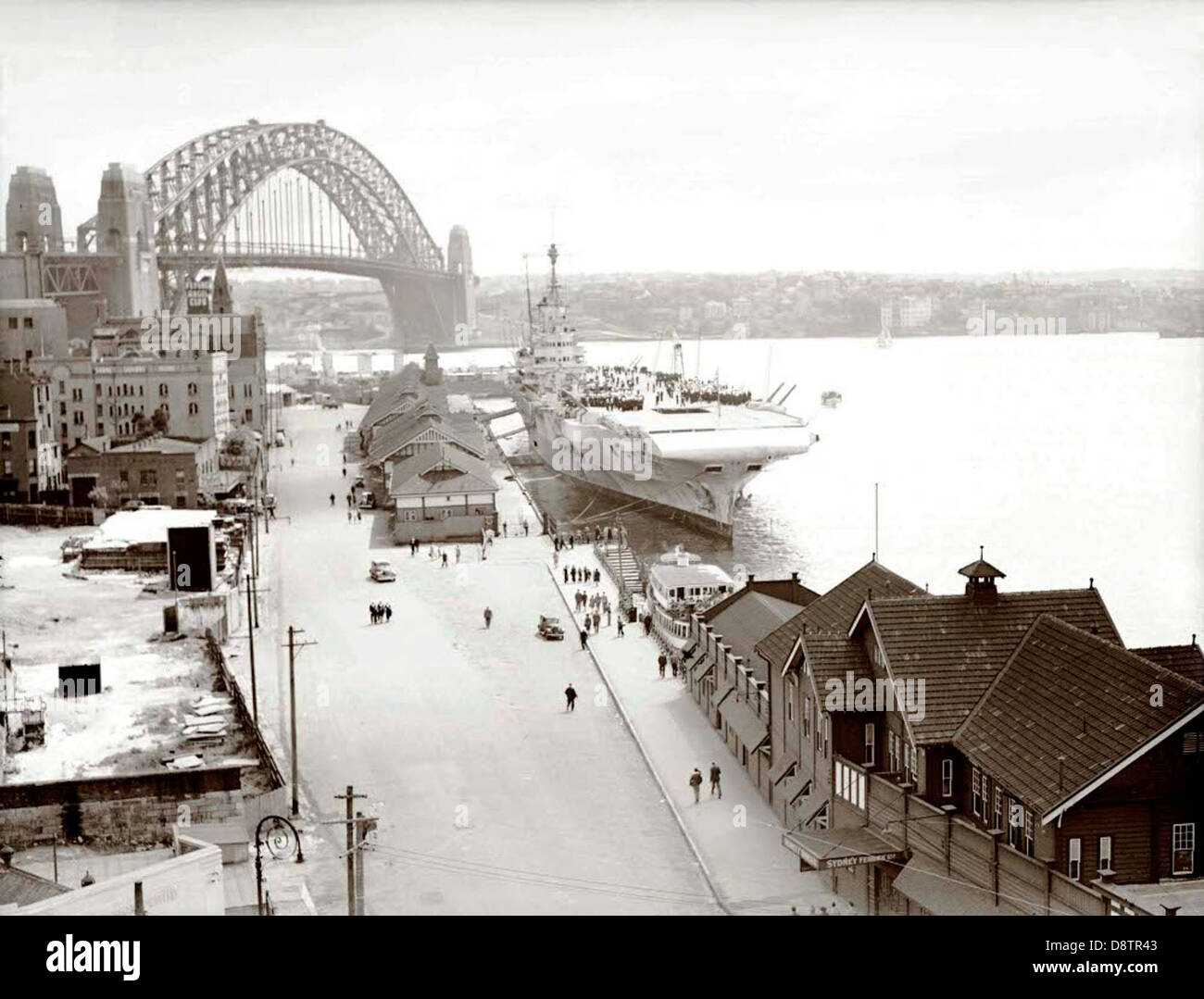 Circular Quay, Sydney, 1940s Stock Photo - Alamy