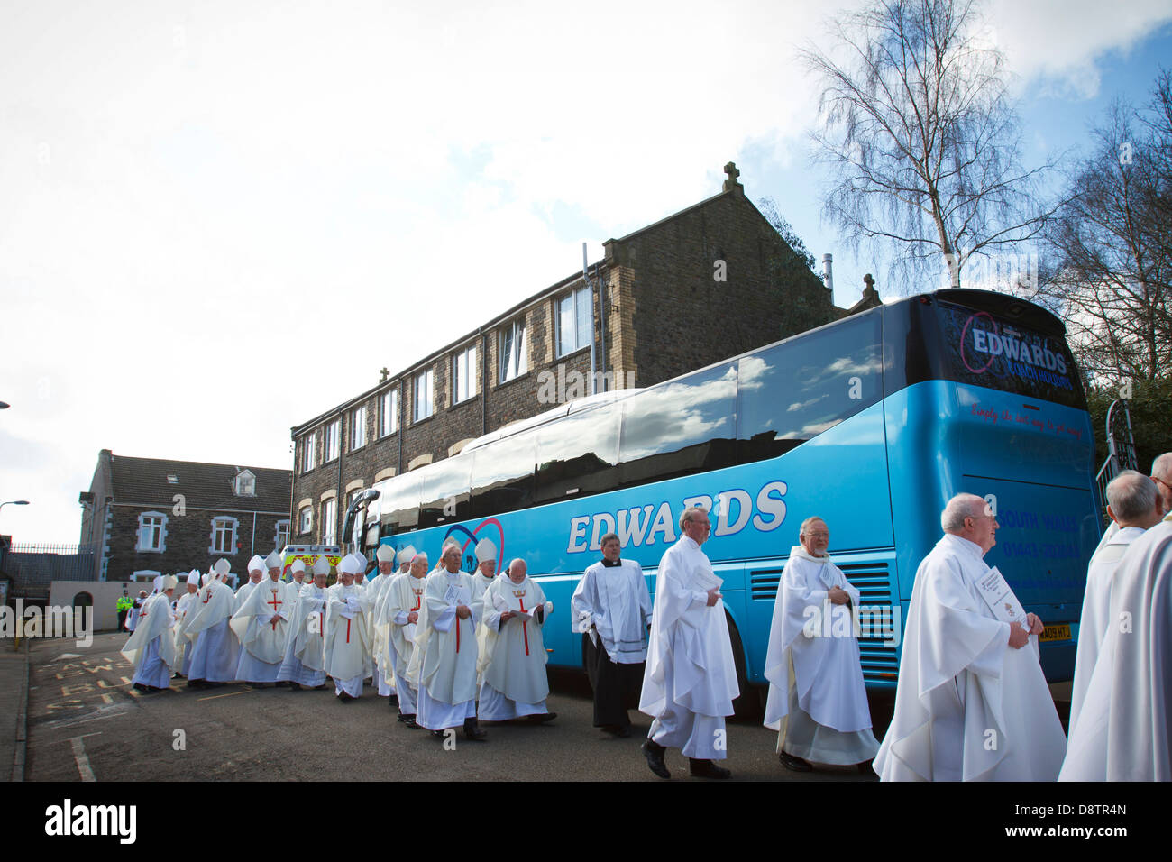 Catholic Mass, St Josephs Cathedral, Swansea, South Wales Stock Photo ...