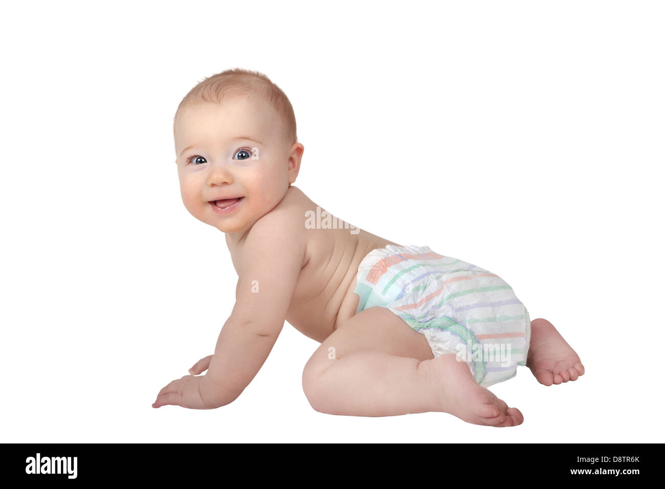 Child on white background hi-res stock photography and images - Alamy
