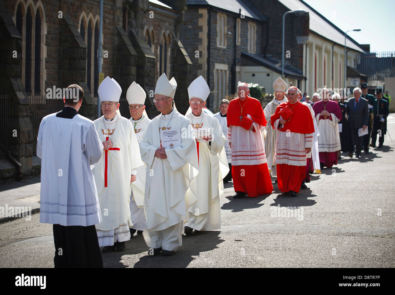 Catholic Mass, St Josephs Cathedral, Swansea, South Wales Stock Photo ...