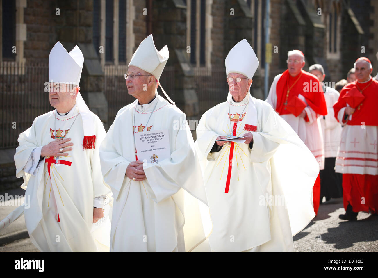 Catholic Mass, St Josephs Cathedral, Swansea, South Wales Stock Photo ...