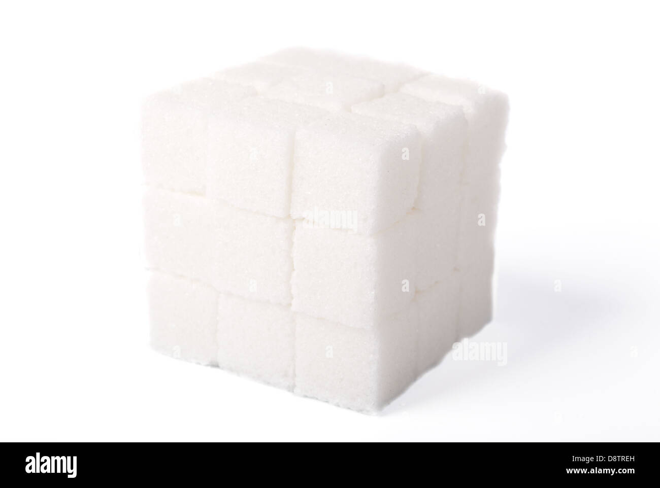 Close up sugar cube on Cut Out Stock Images & Pictures - Alamy