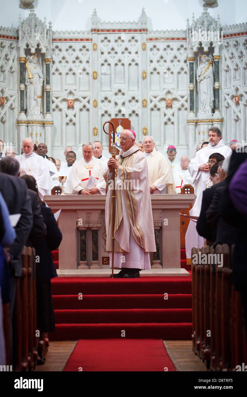 Catholic Mass, St Josephs Cathedral, Swansea, South Wales Stock Photo ...