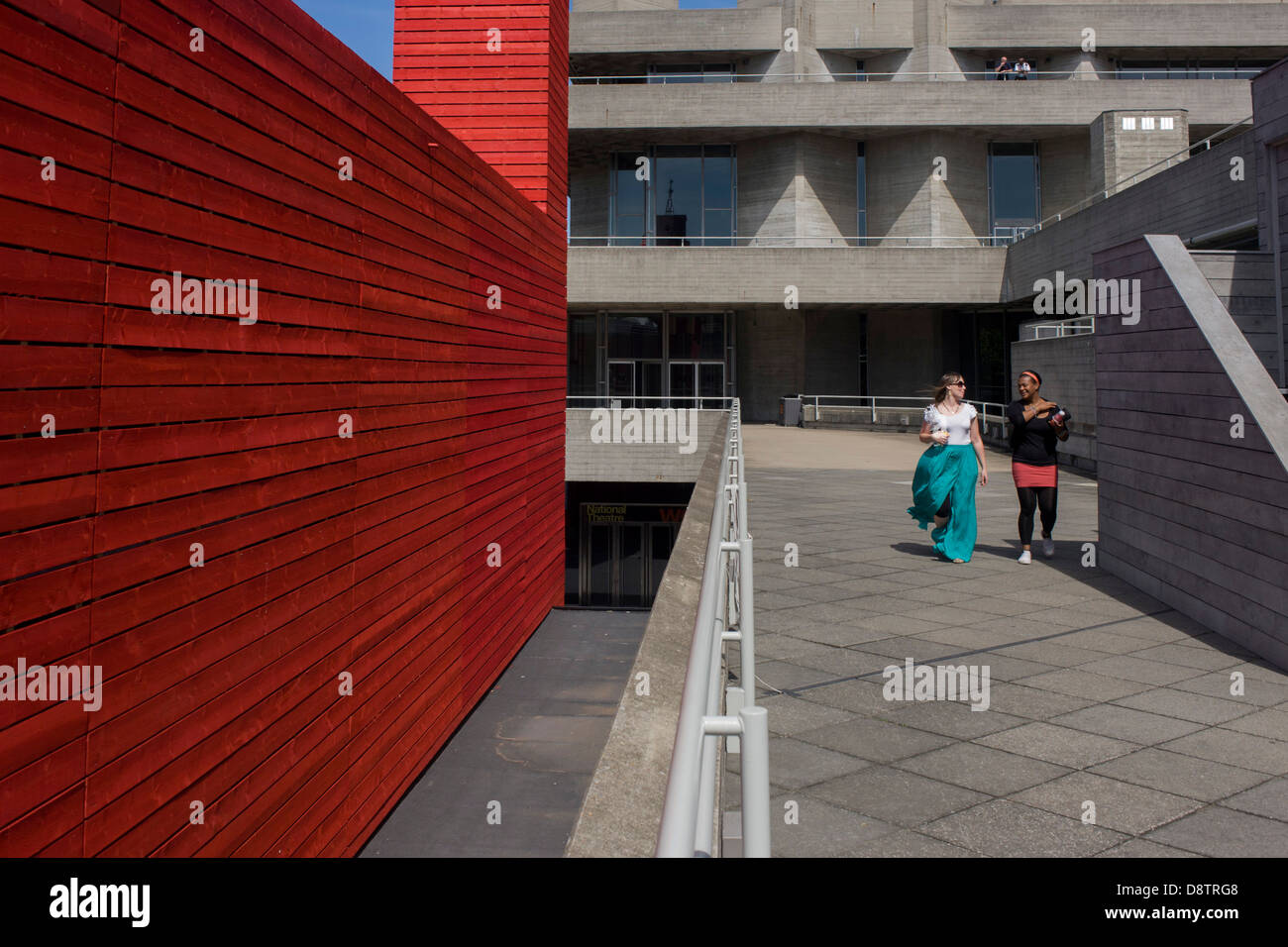 Exterior of the 250-seat temporary wood panelled auditorium for the ...