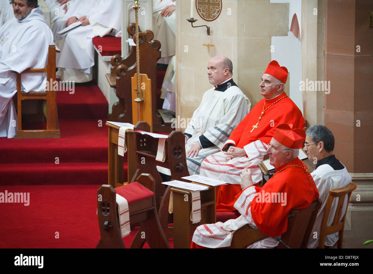 Catholic Mass, St Josephs Cathedral, Swansea, South Wales Stock Photo ...
