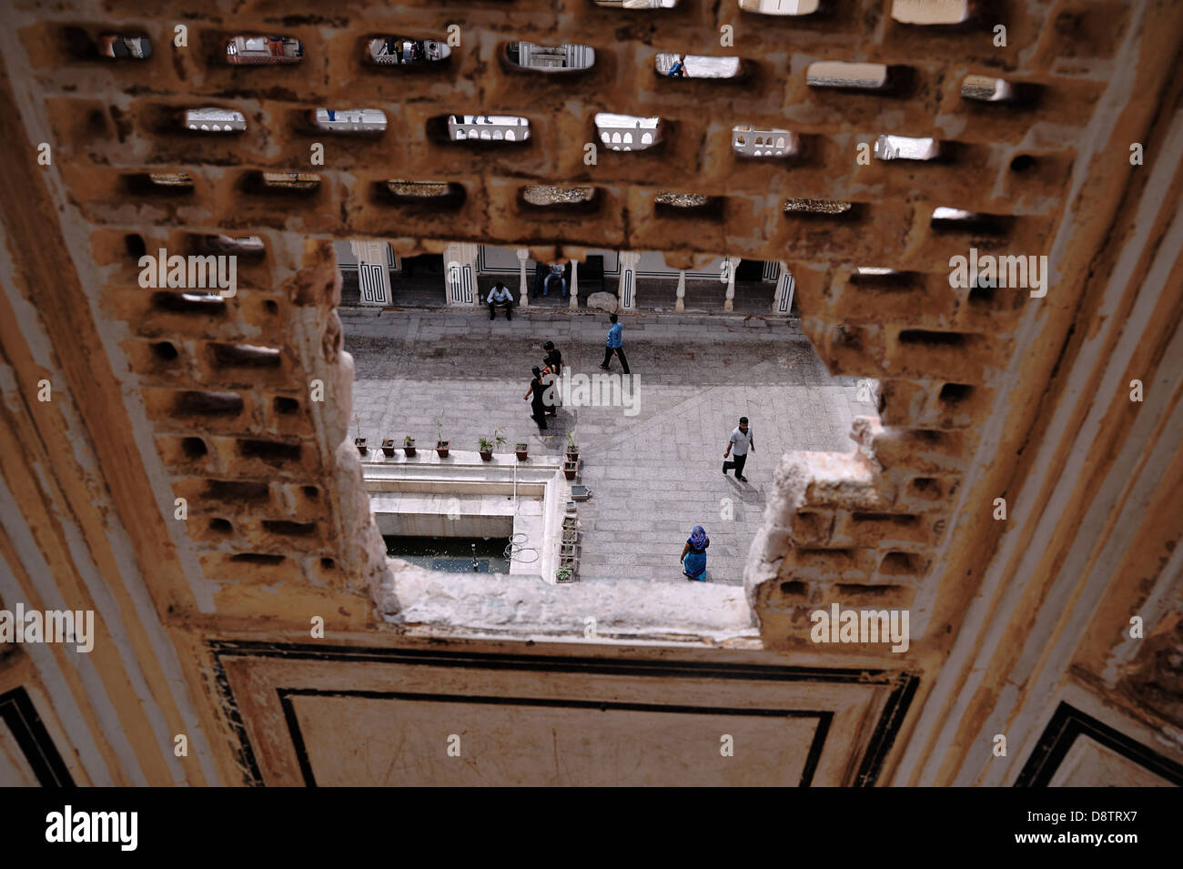 Inside the Hawa Mahal. Jaipur, Rajasthan, India Stock Photo - Alamy