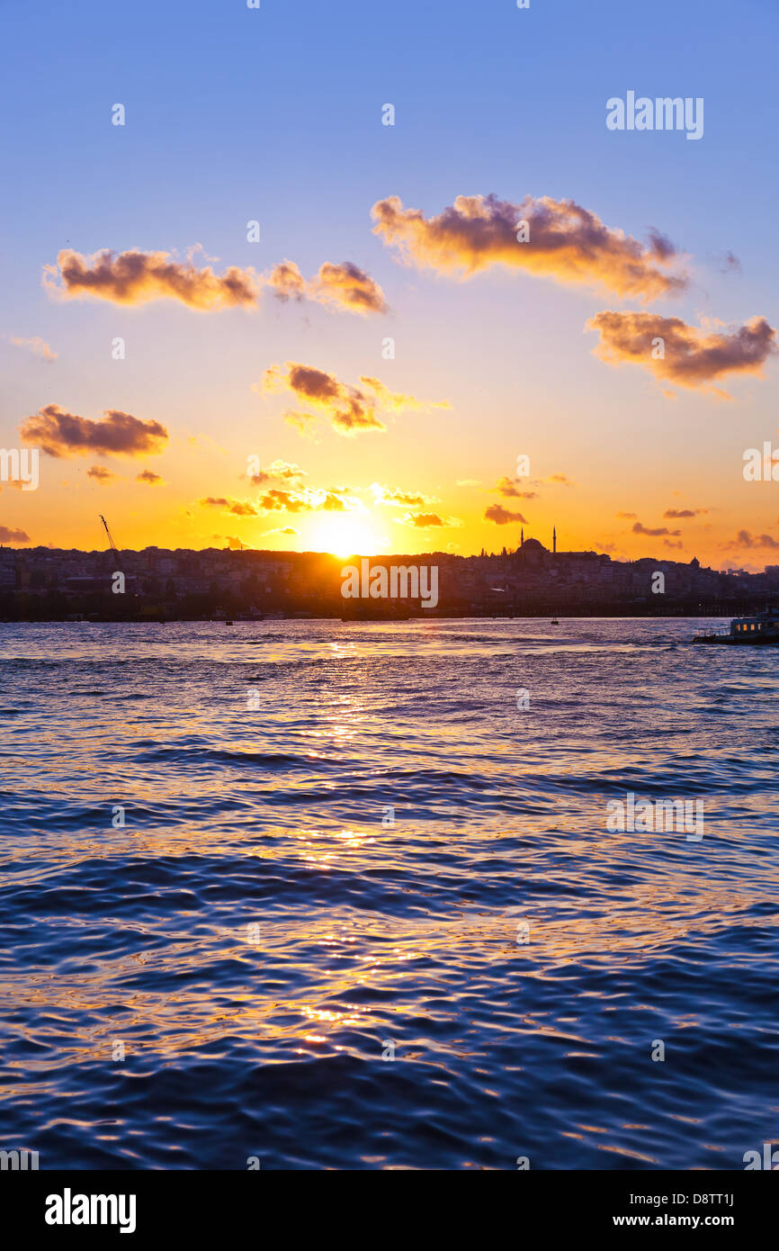 Istanbul Turkey sunset Stock Photo - Alamy