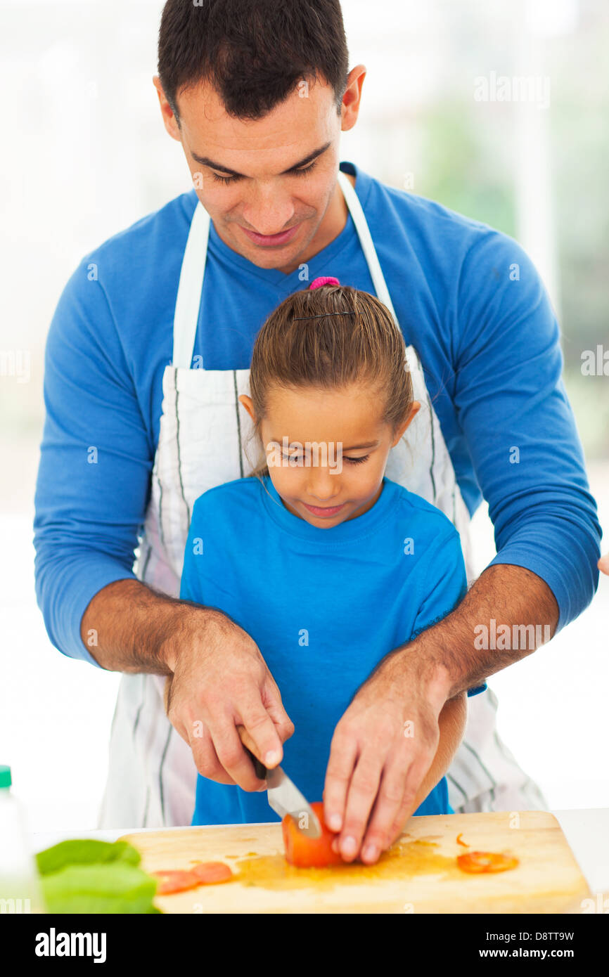 Father daughter cooking in kitchen hi-res stock photography and images ...