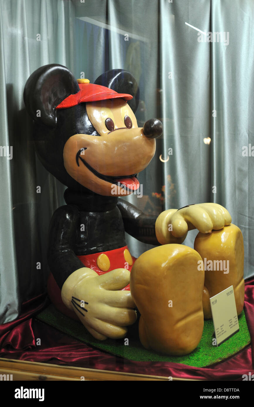Micky Mouse made of marzipan, Marzipan Museum, Szentendre, Hungary ...