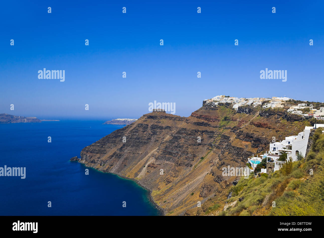 Santorini View - Greece Stock Photo - Alamy