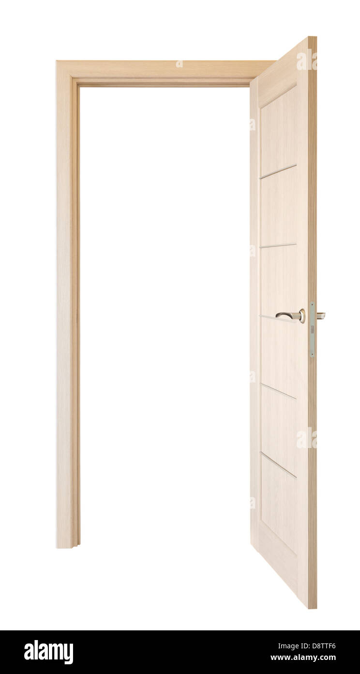 open door, isolated Stock Photo - Alamy