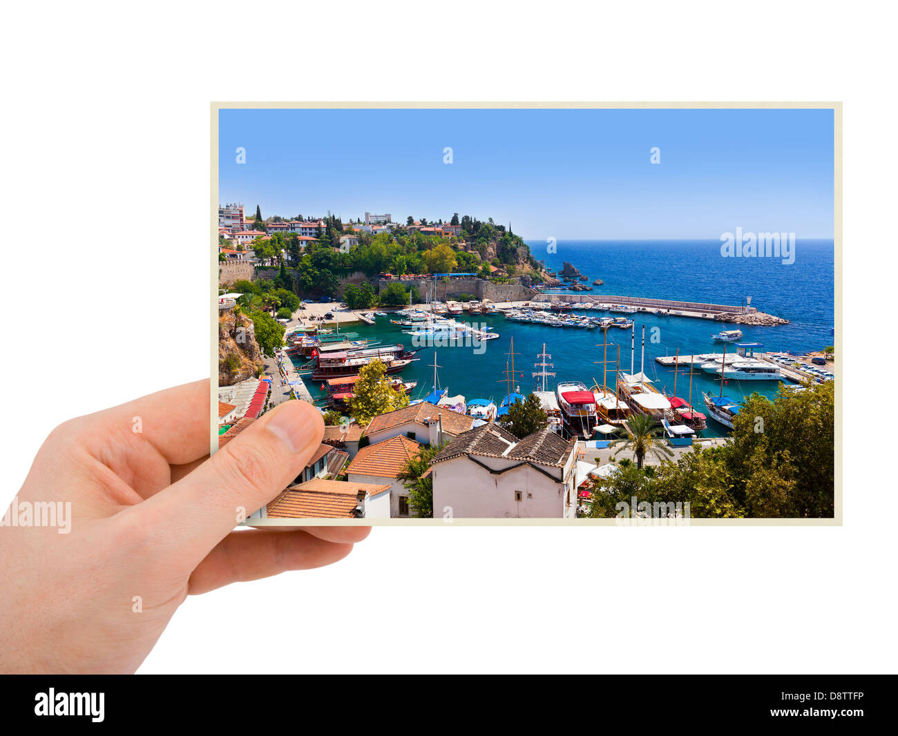 Antalya Turkey photography in hand Stock Photo - Alamy