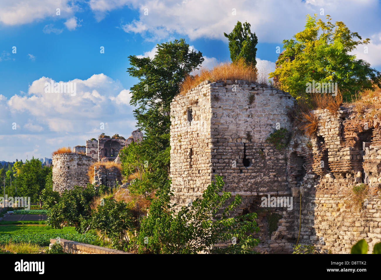 Old fortress at Istanbul Turkey Stock Photo - Alamy