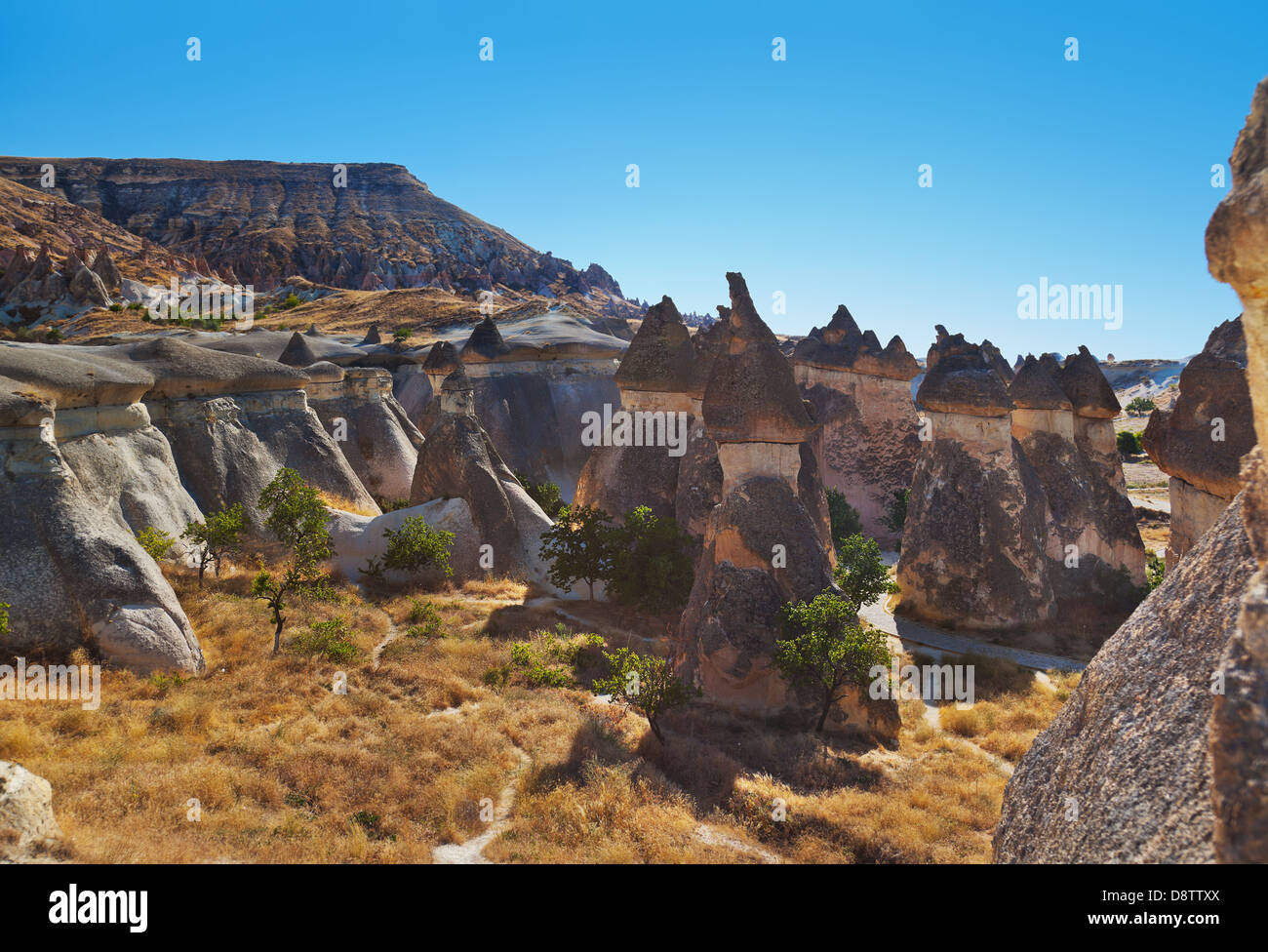 Rock formations in Cappadocia Turkey Stock Photo - Alamy