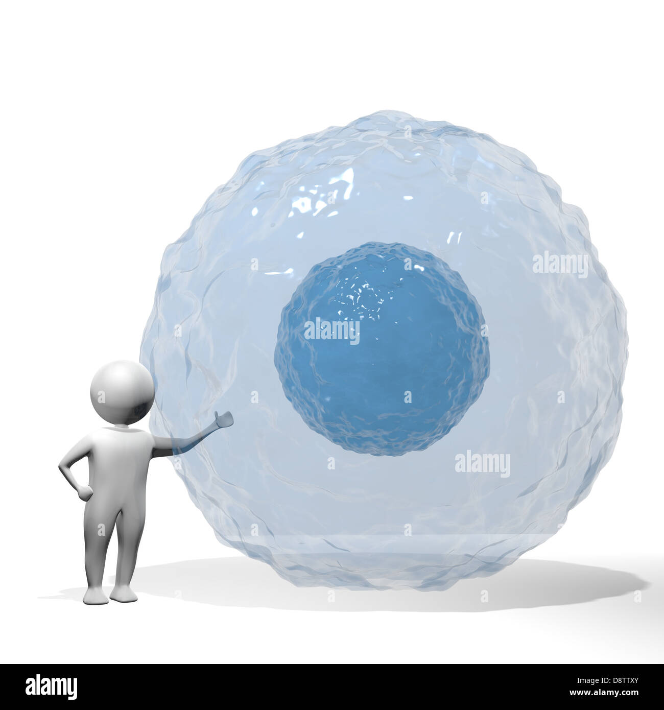 3D Man - Water Stock Photo - Alamy