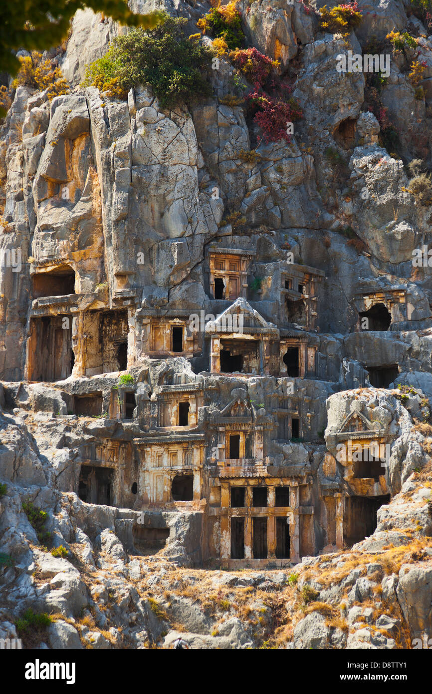 Ancient town in Myra, Turkey Stock Photo - Alamy