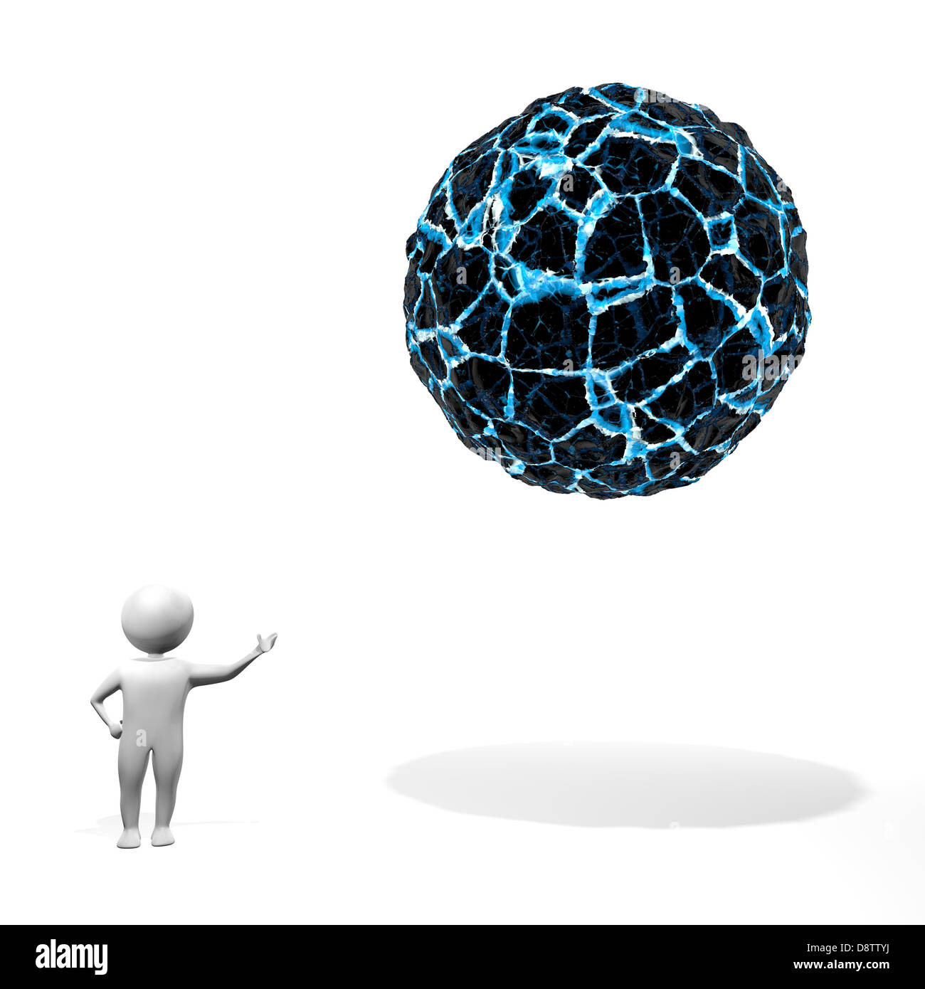 3D Man - Energy Stock Photo - Alamy