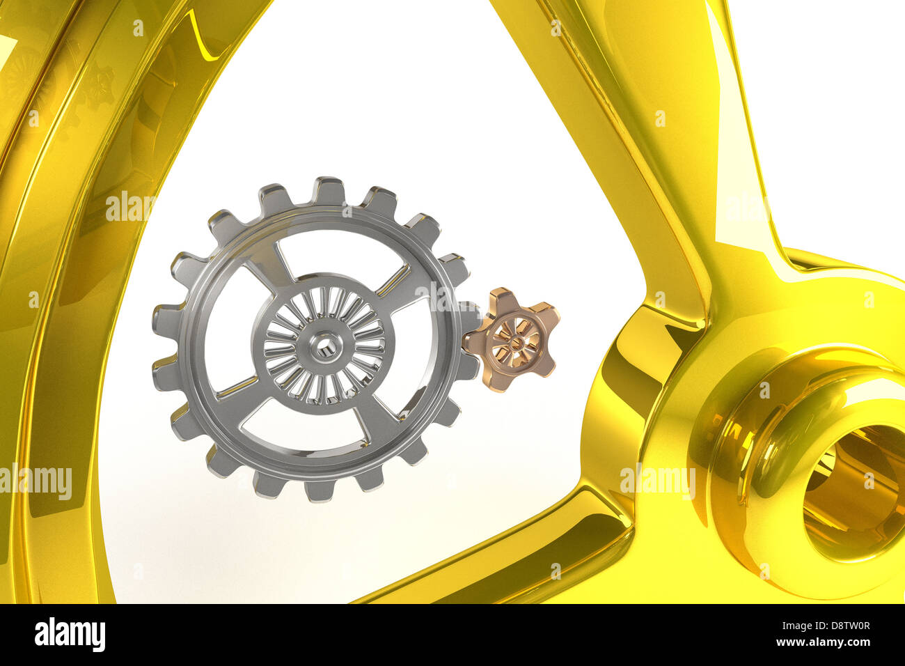 Gold wheels hi-res stock photography and images - Alamy