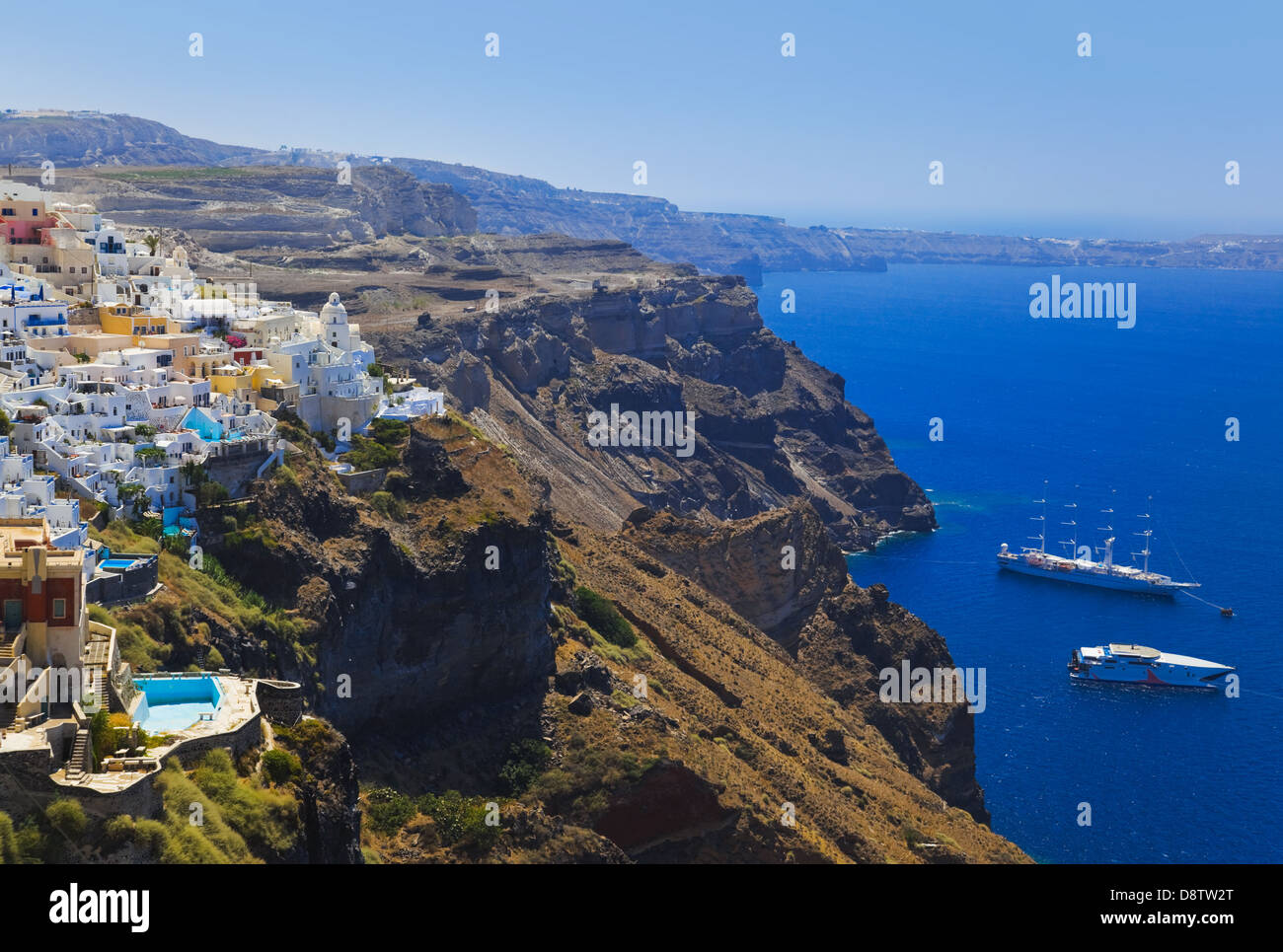Santorini View - Greece Stock Photo - Alamy