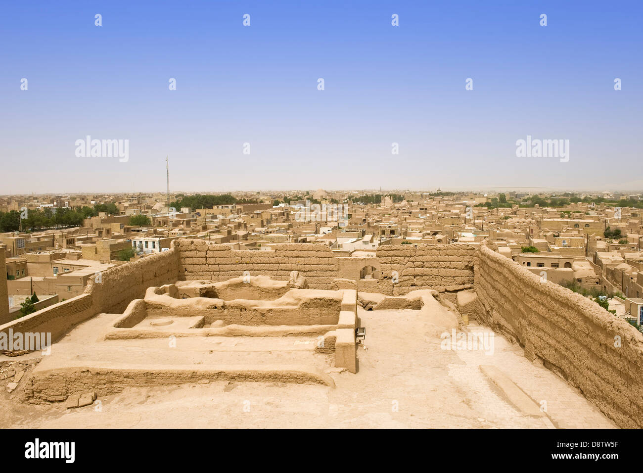 Iran, Meybod, city view Stock Photo - Alamy
