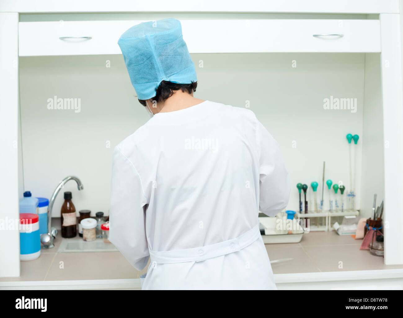 nurse makes laboratory analysis Stock Photo - Alamy