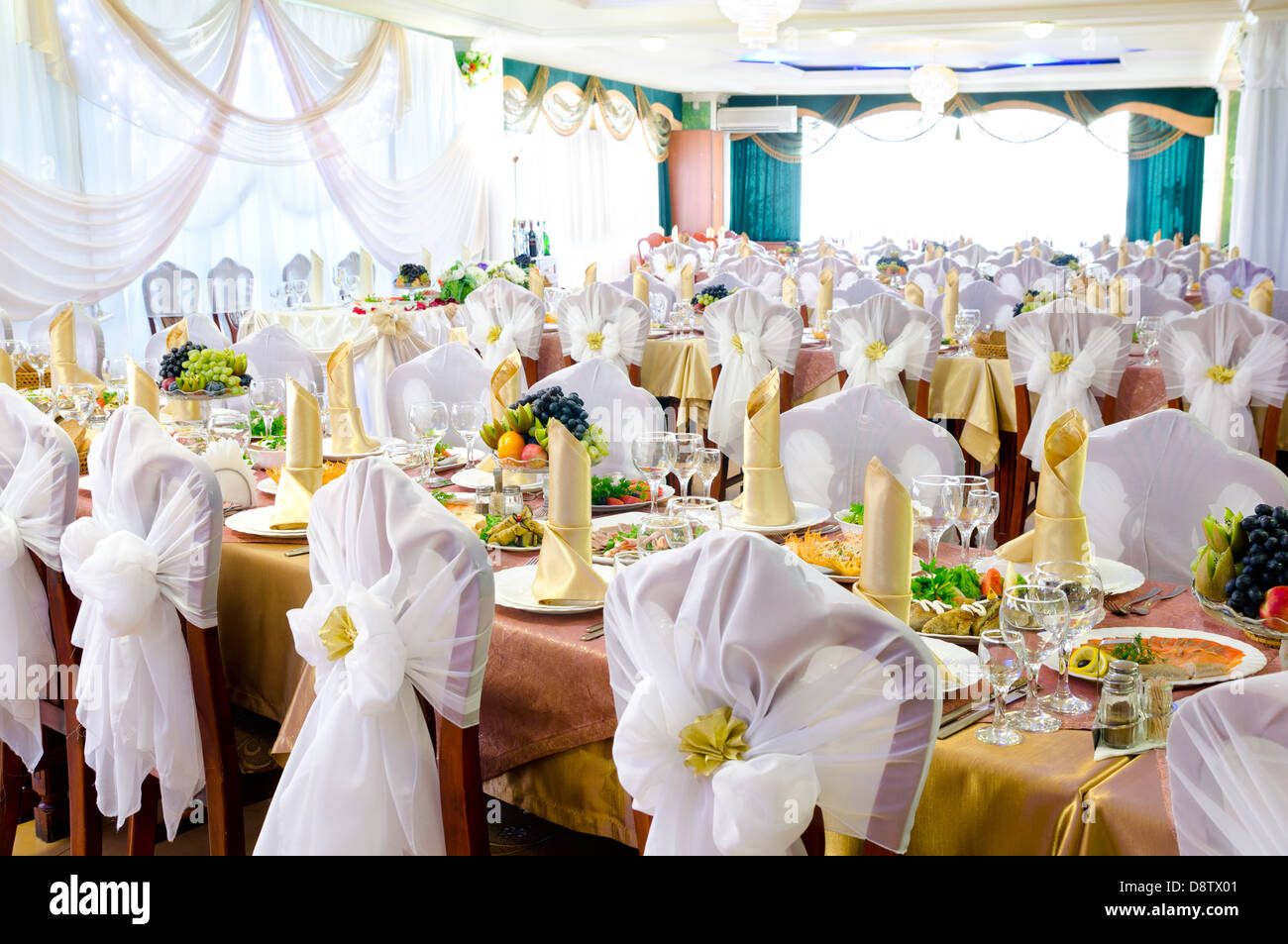 wedding banquet room Stock Photo - Alamy