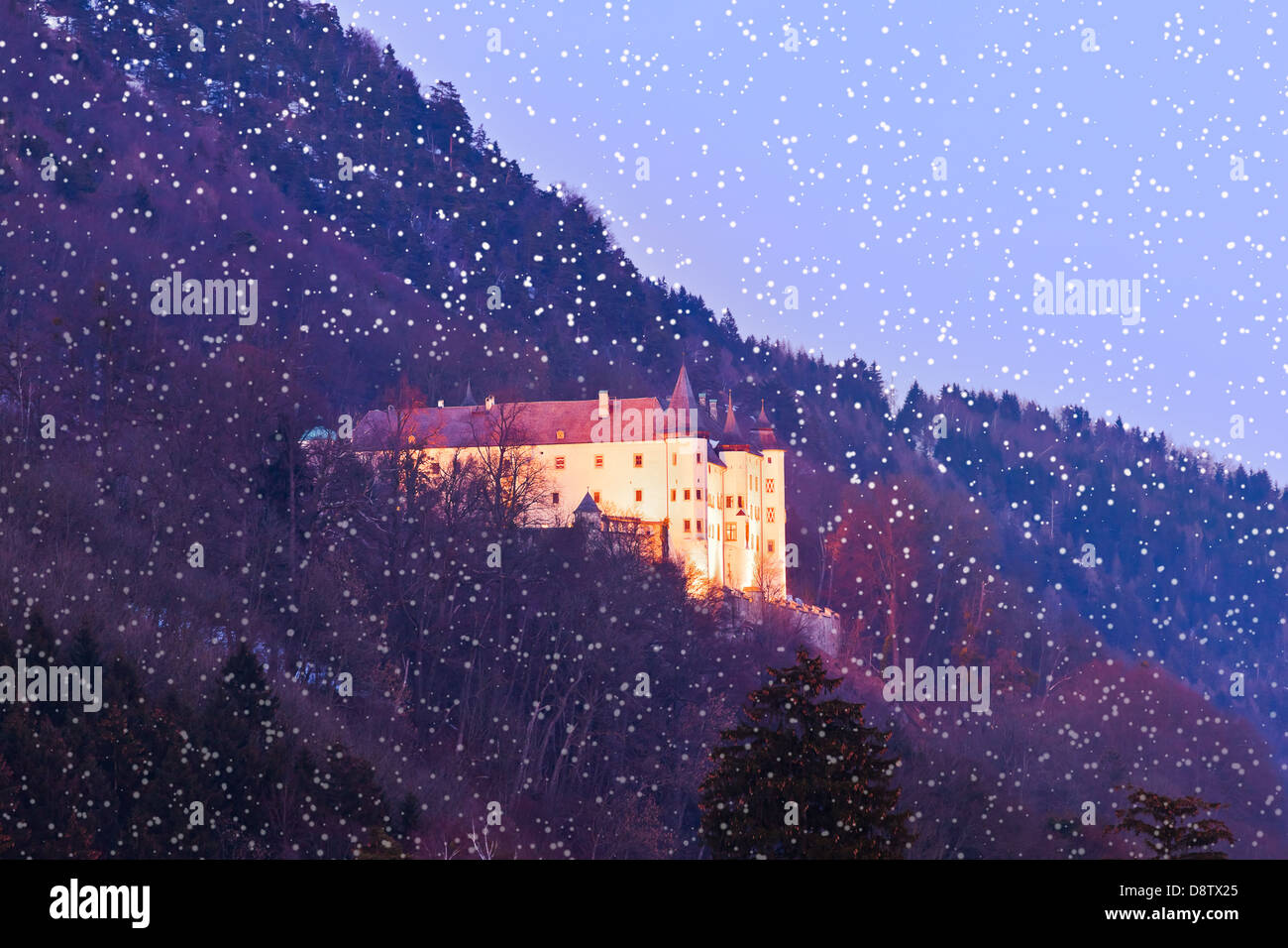 Tratzberg Castle - Tyrol Austria Stock Photo - Alamy