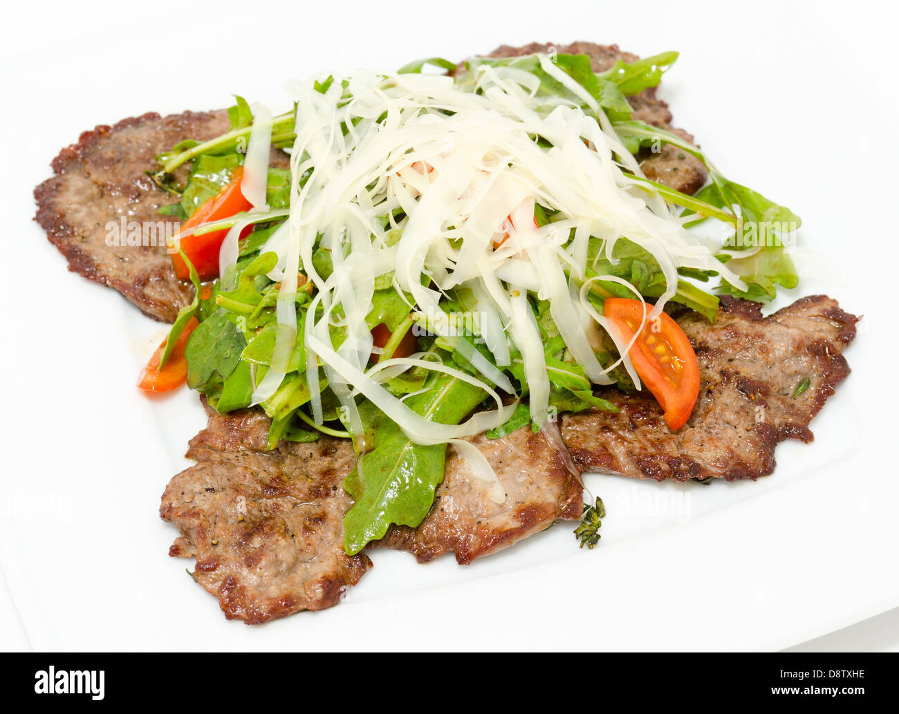 beef chops with cheese, closeup Stock Photo - Alamy