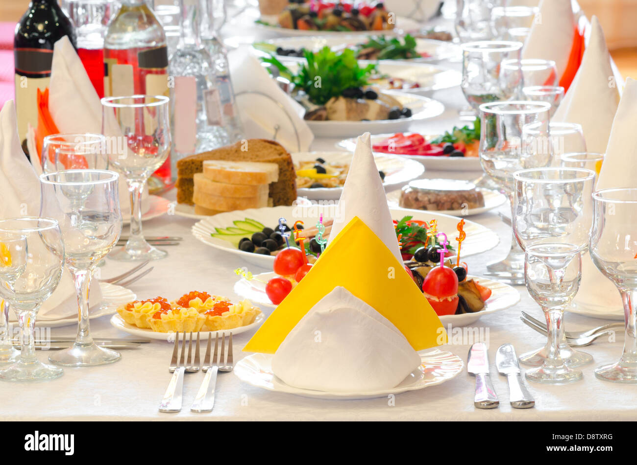 dinner is served Stock Photo - Alamy