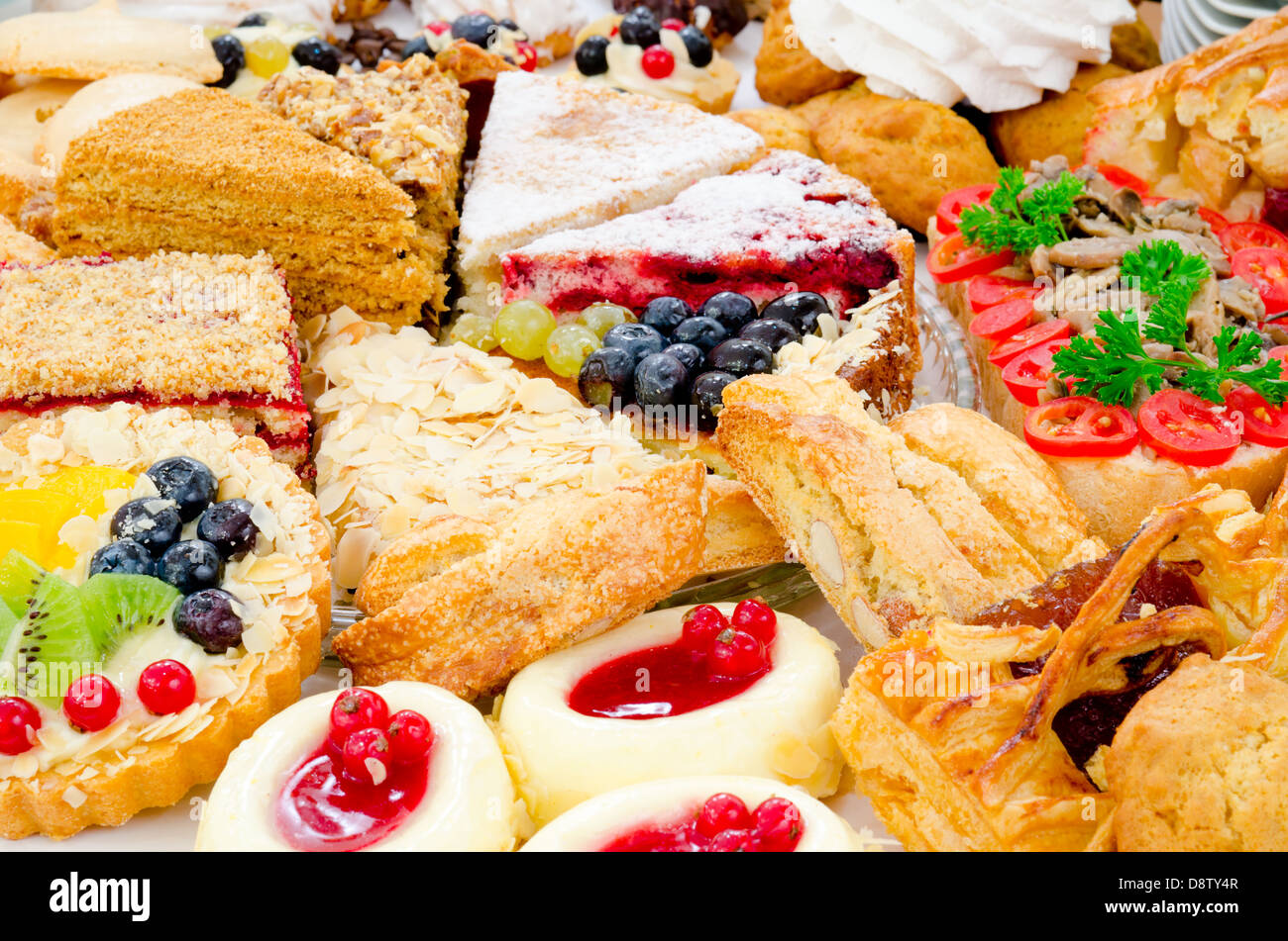 lots of pastry Stock Photo - Alamy