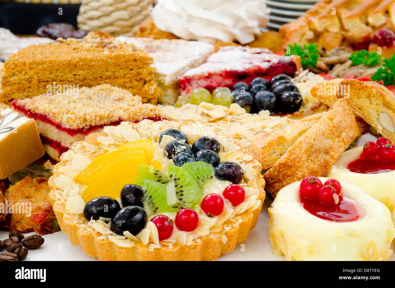 lots of pastry Stock Photo - Alamy