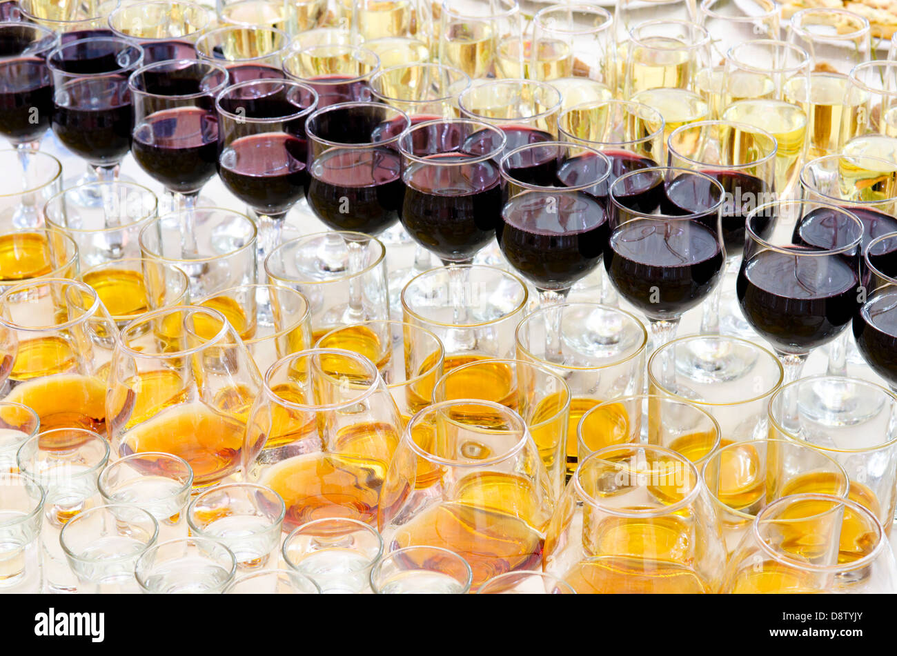 Drink drinks beverage table hi-res stock photography and images - Alamy