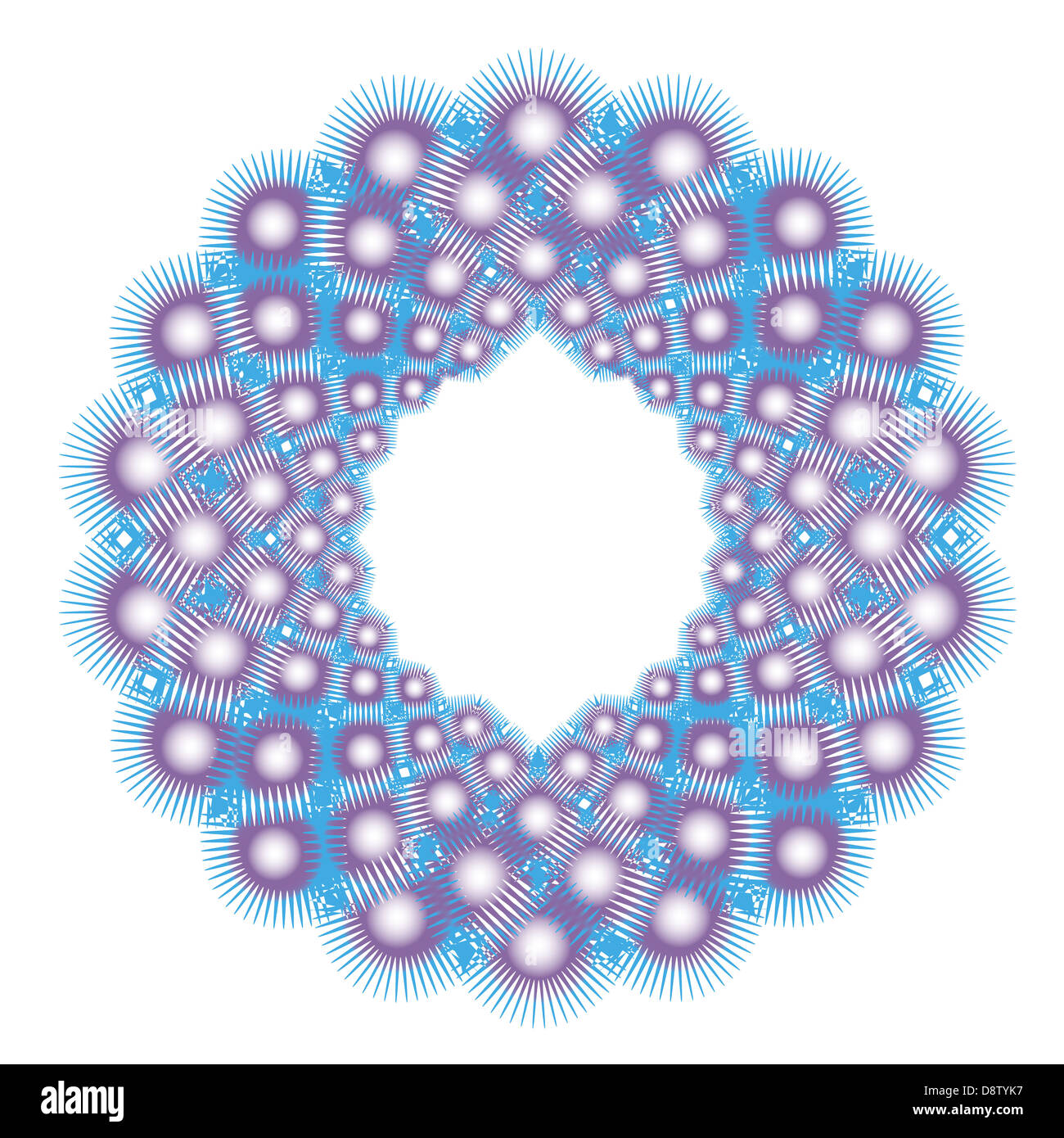 Circular figure design Cut Out Stock Images & Pictures - Alamy