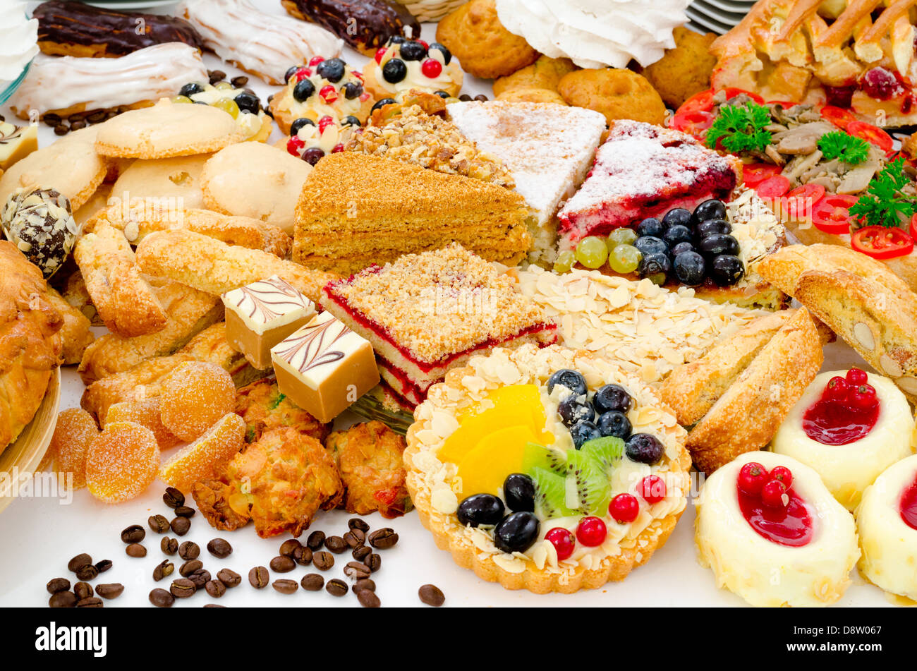 a lot of pastry Stock Photo - Alamy