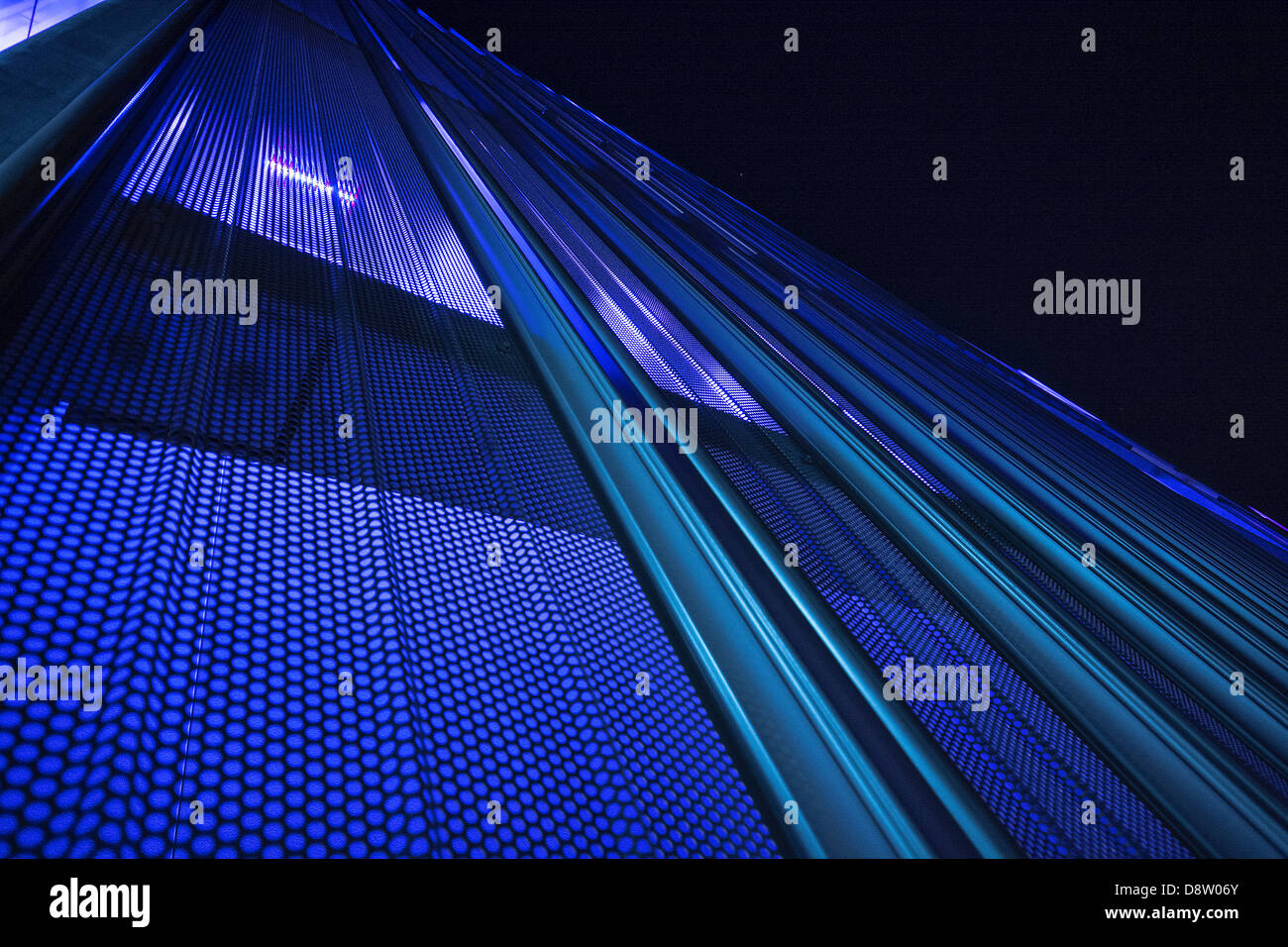 Science Centre, LED lights, Calgary, Alberta, Canada, night, Abstract ...